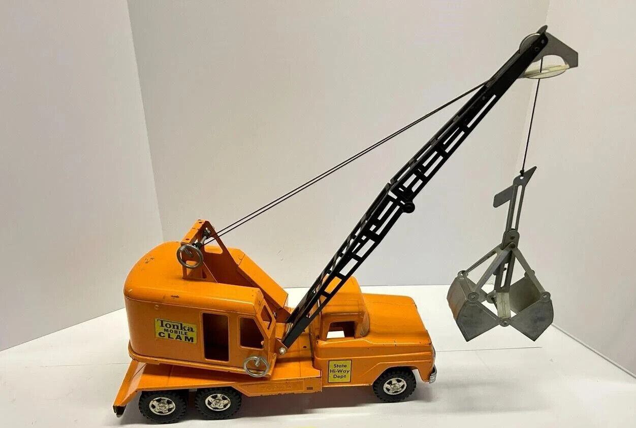 TONKA STATE HIGHWAY DEPARTMENT MOBILE CLAM SHELL CRANE | eBay