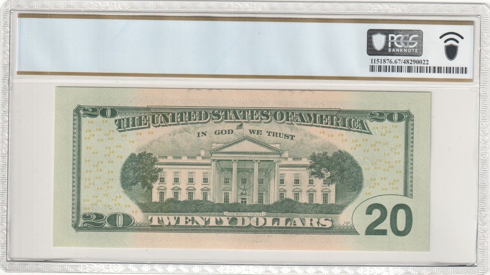 2017A $20 Low Fancy Serial Number 00000470 PCGS 67PPQ | eBay