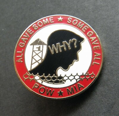 POW MIA SOME GAVE ALL MILITARY LAPEL PIN BADGE 1 INCH | eBay
