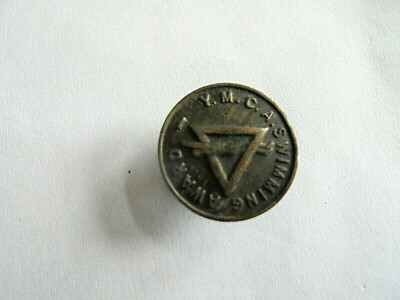 Vintage YMCA Swimming Award Stud Back Pin | eBay