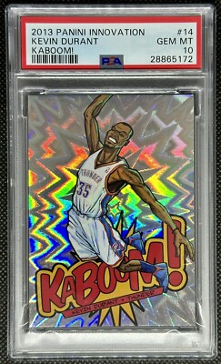 2013 Panini Innovation Kevin Durant KABOOM First Year Kaboom PSA 10 ...