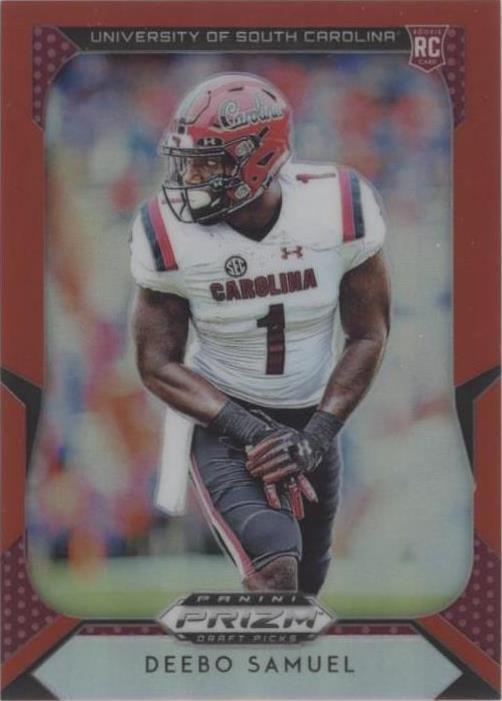 2019 Panini Prizm Draft - Draft Picks Deebo Samuel #131 Red Prizm (RC ...