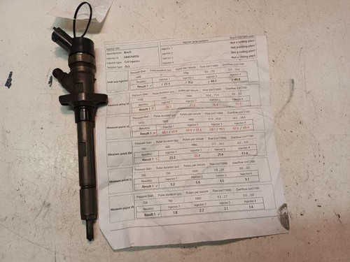 Peugeot 406 Coupe 8C Fuel Injector 0445110036 2.00 Petrol 97kw 2001 ...