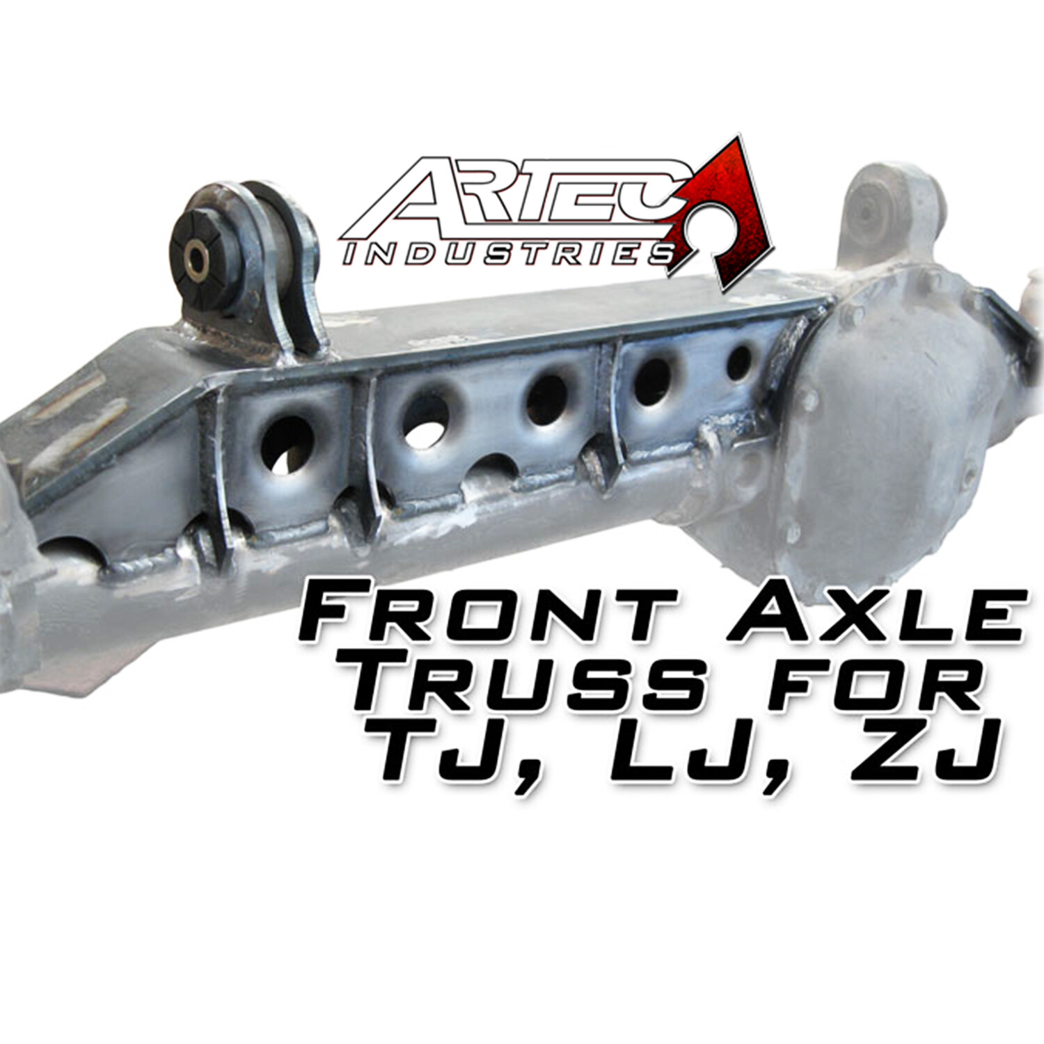 ARTEC Front Dana 44 Axle Truss - Raw fits 2003-2006 Jeep Wrangler TJ LJ ...