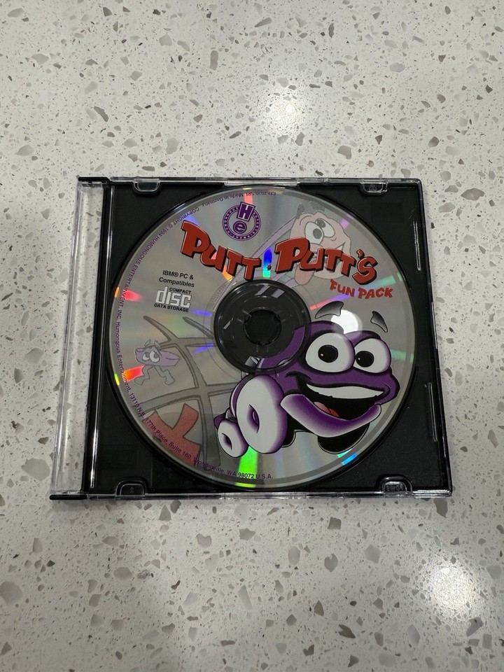 Vintage Putt-Putts Fun Pack CD 1994 IBM PC & Compatible Humongous ...