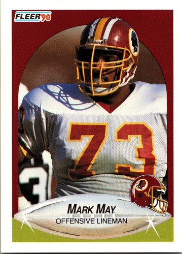1990 Fleer - Line Above Text #162 Mark May | eBay