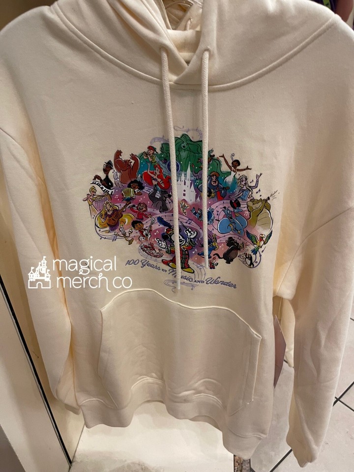 2023 Disney Parks 100 Years Music & Wonder Mickey Mouse Figment Hoodie ...