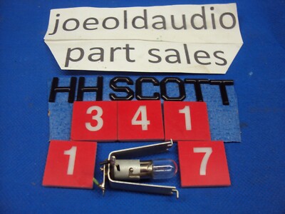 HH Scott 341 Left Dial Scale Socket & New Lamp. Parting Out 341, 342 ...
