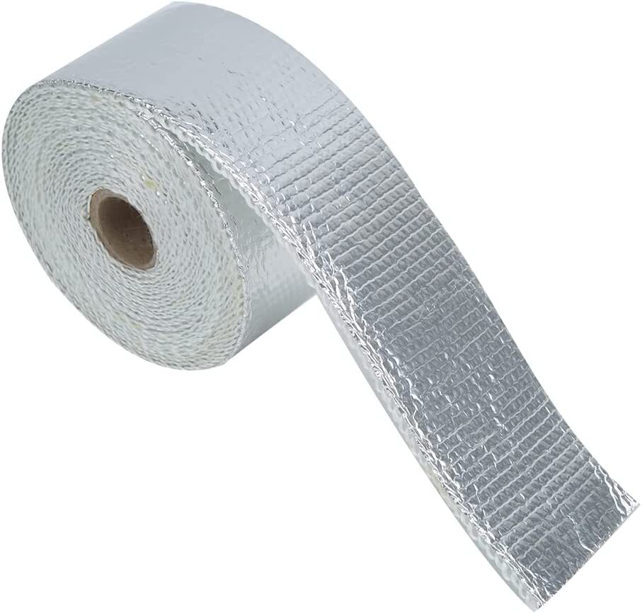 Self-Adhesive Exhaust Heat Header Wrap+5 Stainless Ties Exhaust Heat ...