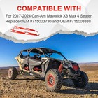 Nerf Bars Rock Sliders for 2017-2024 Can-Am Maverick X3 Max - 4 Seater ...