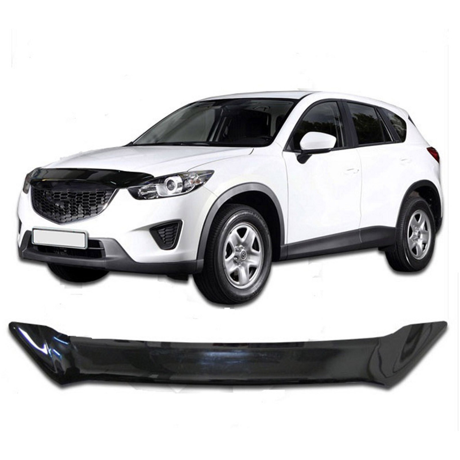 Bug Shield Bonnet Guard Fits Mazda CX-5 2013-2016 Hood Protector SCOUTT ...