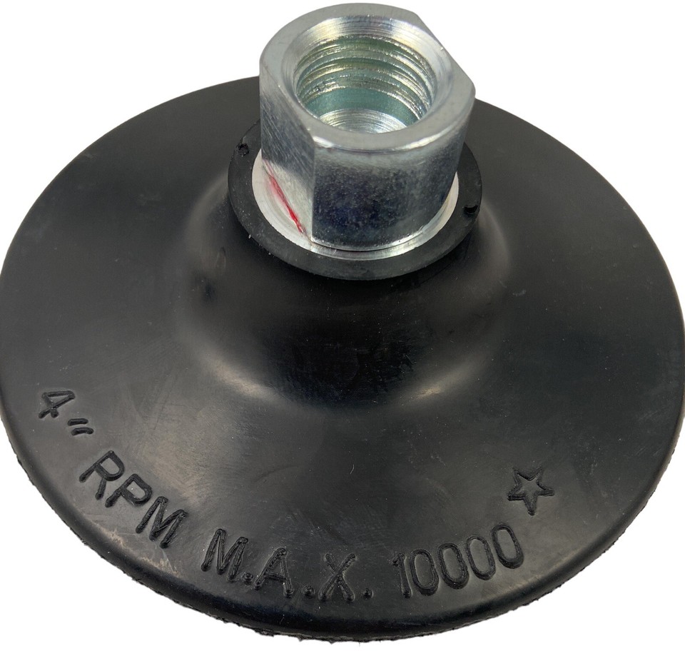 ☀️(1 pc) Medium 4" Inch Roloc Type S TS Quick Change Disc Back Up Pad ...