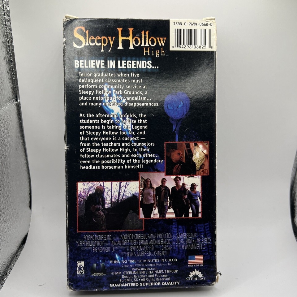 Sleepy Hollow High VHS Video Megan Lopez Ruben Brown Antonio Benedict ...