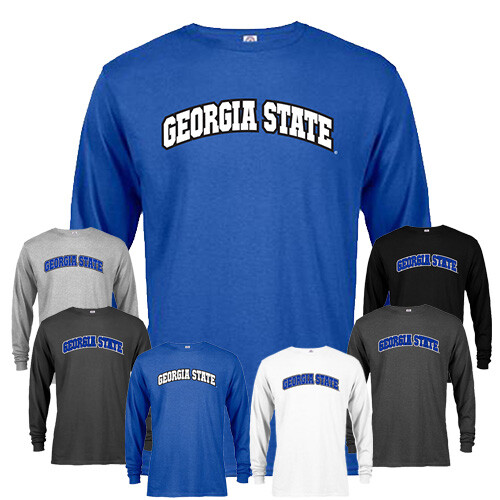Georgia State University GSU Panthers Classic Arched Text Long Sleeve T ...