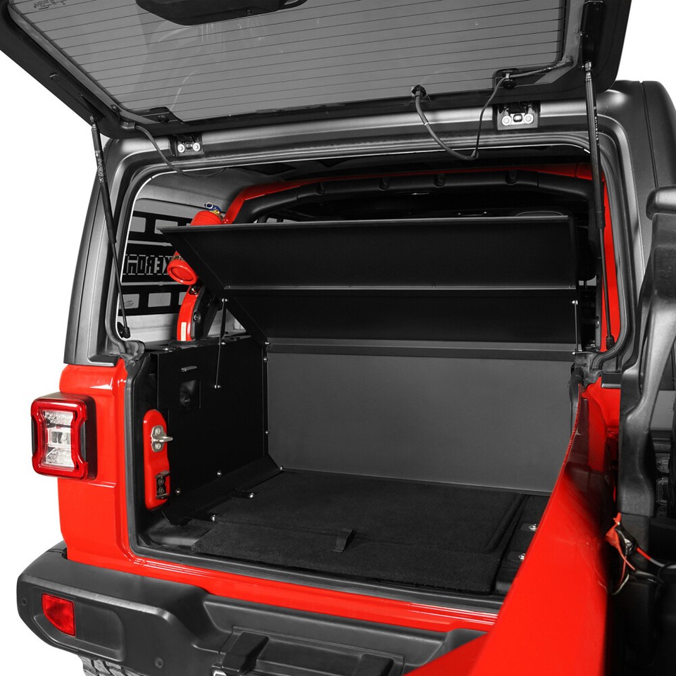 For 18-23 Jeep Wrangler JL 4 Doors Trunk Storage Security Deck ...
