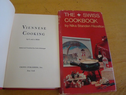 LOT OF 2 COOKBOOKS VIENNESE AND SWISS RECIPES HC | eBay