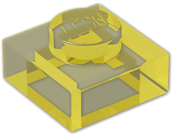 ☀️Lego 1x1 Trans Yellow Plate x100 Part Piece Bulk lot Legos #3024 | eBay