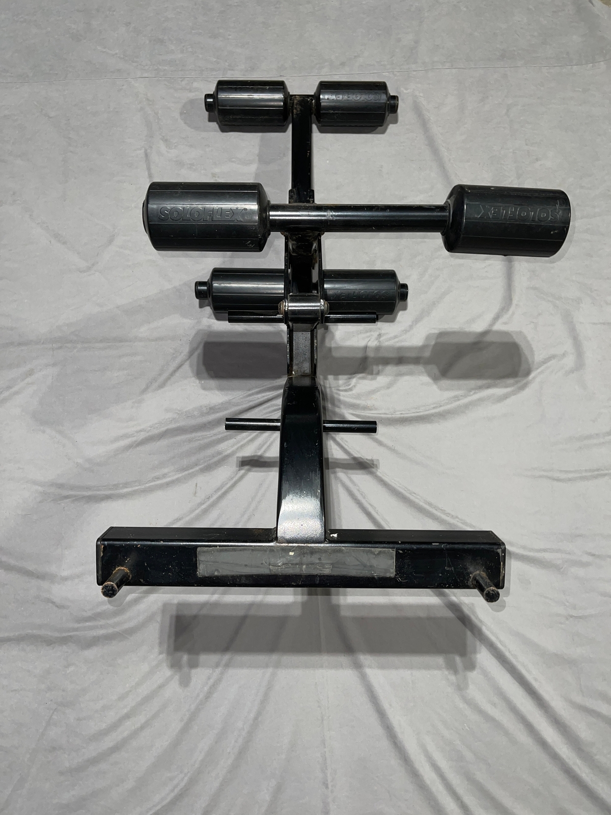 Soloflex Leg Extension Attachment with 6 Rubber Foam Pads Retro Muscle ...