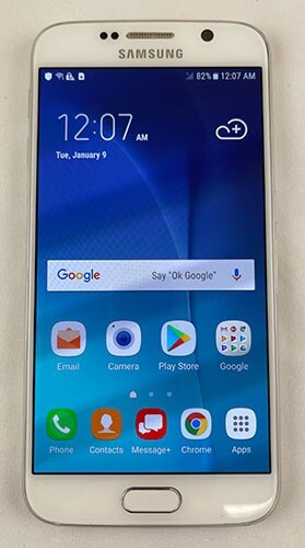 Samsung SM-G920V Galaxy S6 Verizon/Unlocked Smartphone GOOD (White ...
