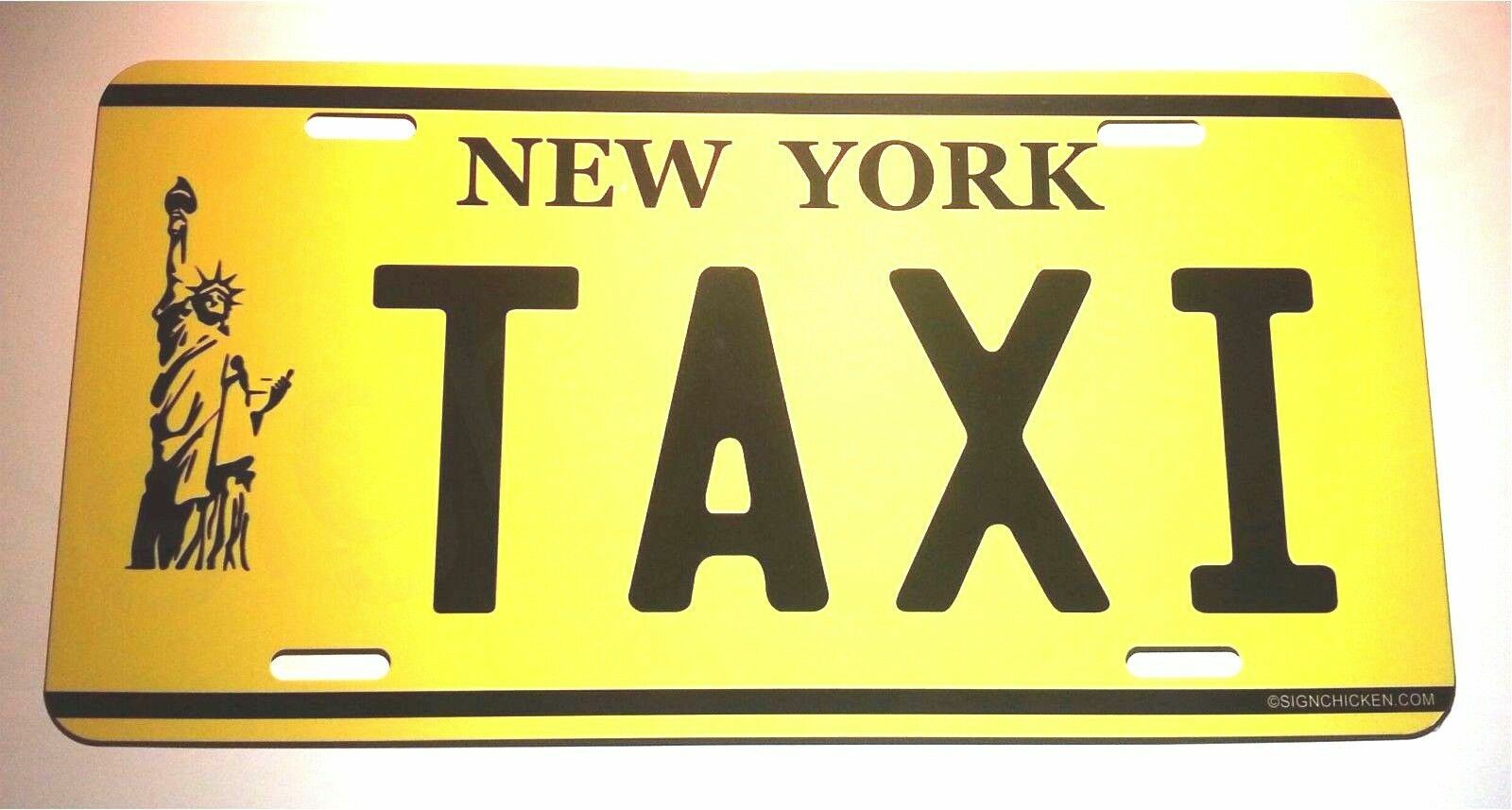 New York TAXI License Plate Personalized Custom Auto, Bike, Motorcycle ...