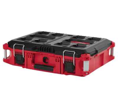 Milwaukee 48-22-8424 PACKOUT 22 in, 75 Pound. Medium Tool Box Black/Red ...