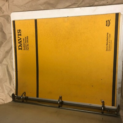 DAVIS SCATBACK MODEL 430 N LOADER BACKHOE TRACTOR OWNERS MANUAL | eBay