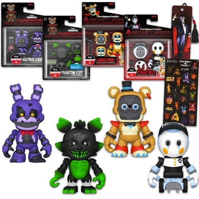 Five Nights at Freddy's Snaps Security Breach Toys Set - Bundle with 4 ...