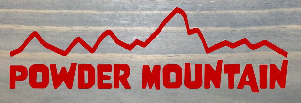 Powder Mountain Sticker Decal 5.5" Ski Snowboard Resort Utah Alta ...