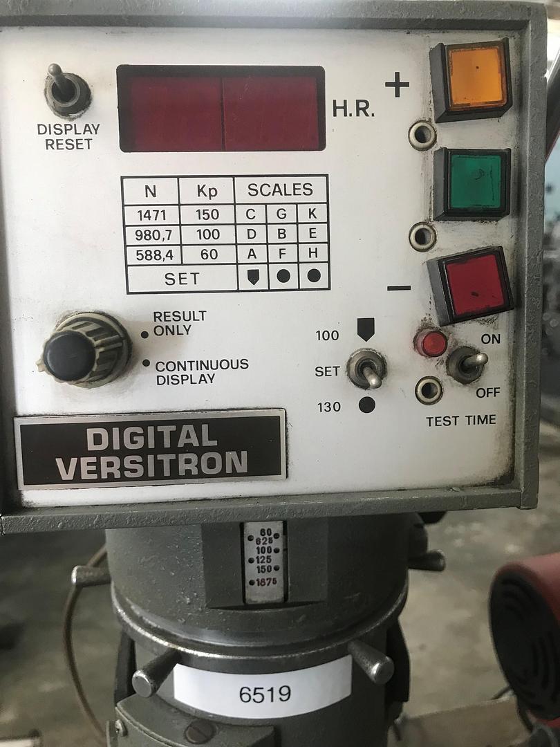 Newage Digital Versitron Hardness Tester #6519 #2 | eBay