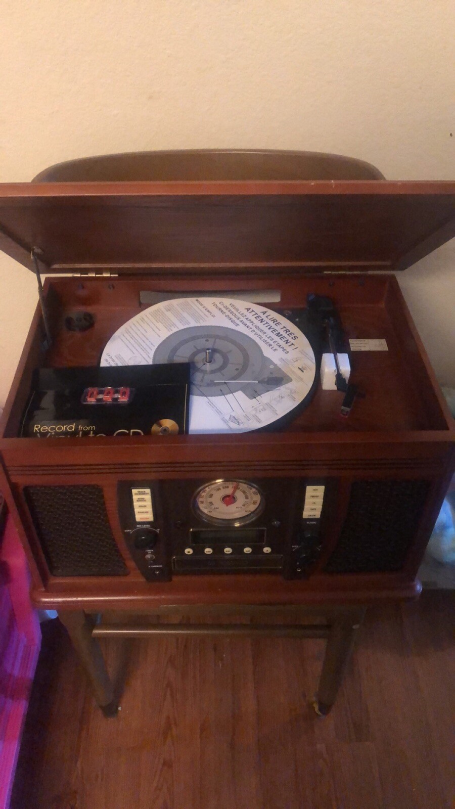 Innovative Technology Aviator Music Center - Mahogany (ITVS-750) for ...