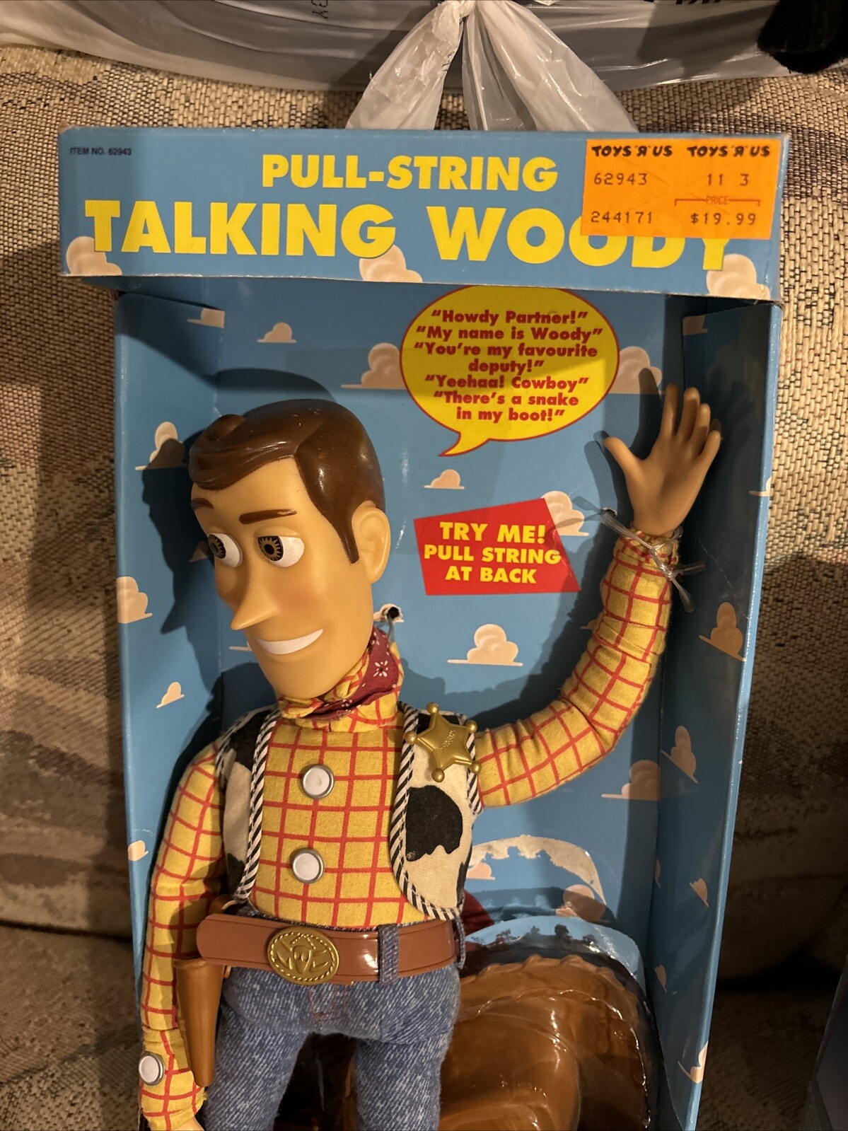 Disney Toy Story Talking Woody Pull String Doll for sale online | eBay