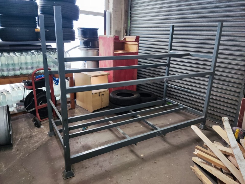 Huge stacking metal stillages pallet racking 30 Available | eBay UK