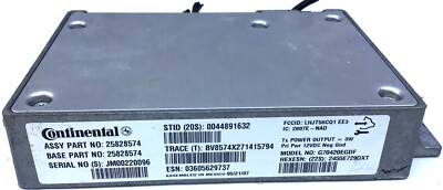 2008 SATURN VUE ONSTAR COMMUNICATION CONTROL MODULE 25828574 OEM | eBay