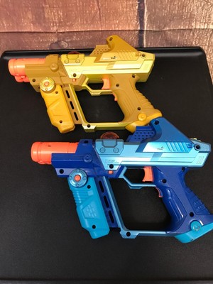 Lot of 2 2004 Tiger Laser Tag Gun Shooting Games Hasbro Two-handed ...