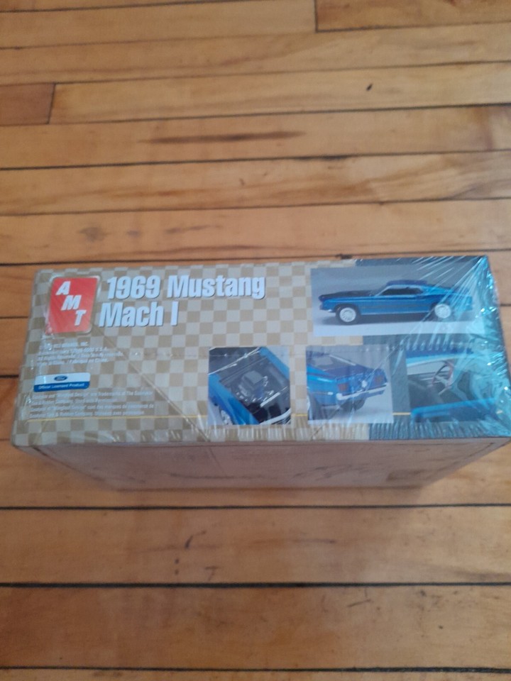 AMT 1969 Mustang Mach 1 Kit #38219 1:25 scale Factory Sealed | eBay