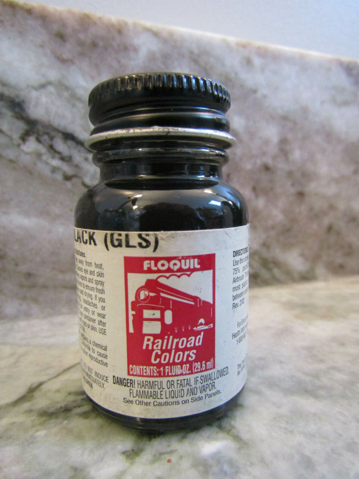 FLOQUIL RAILROAD COLORS MODEL PAINT - 1oz 1 OUNCE - CSX BLACK (GLS ...
