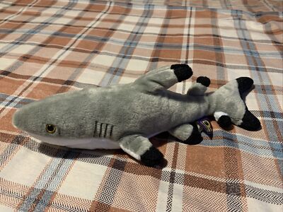 Ravensden Collection Great White Shark 16” 40cm Plush Soft Toy ...