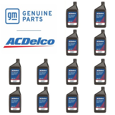 12 Quarts GM ACDelco Automatic Transmission Fluid Dexron ULV 19352619 ...