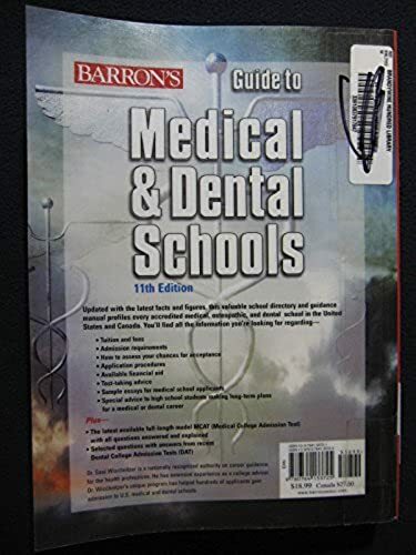 Barron's Guide to Medical and Dental Schools: 11th Edition [May 01 ...
