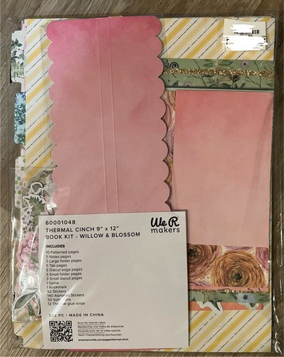We R Makers Thermal Cinch 9” x 12” Book Kit - Willow & Blossom | eBay