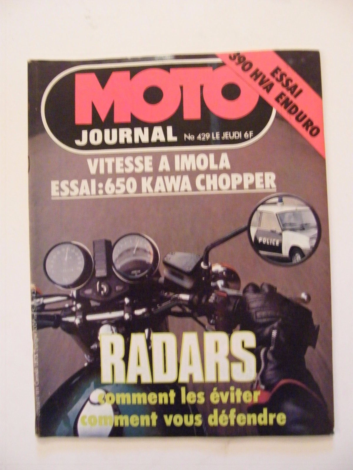 " Motorcycle Journal Octobre 1979 No 429 390 Hva Enduro 650 Kawa ...