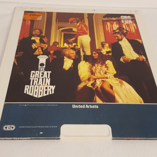 The Great Train Robbery Sean Connery CBS FOX CED Video Disc videodisc ...