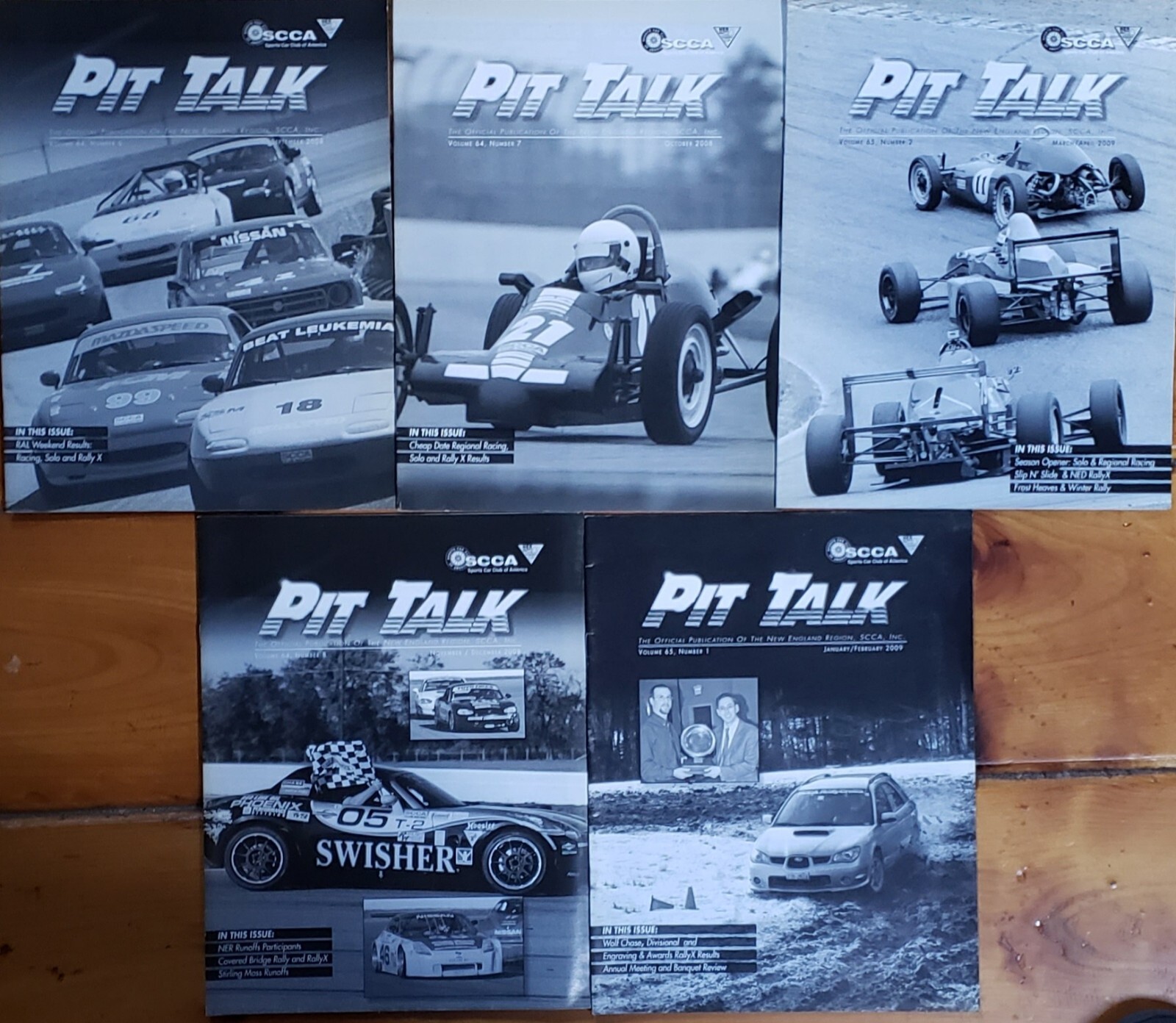 PIT TALK RACING MAGAZINES OFFICIAL PUBLICATION OF NEW ENGLAND REGION ...