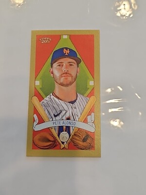 2023 Topps 206 High Series T205 Gold Border Insert Pete Alonso Mets SP ...