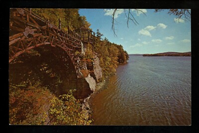 Connecticut CT postcard Gillette Castle River View chrome | eBay