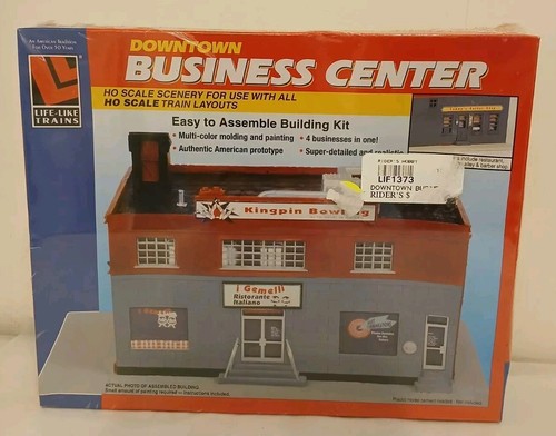 Life-Like Trains Downtown Business Center City Building Kit HO Scale ...