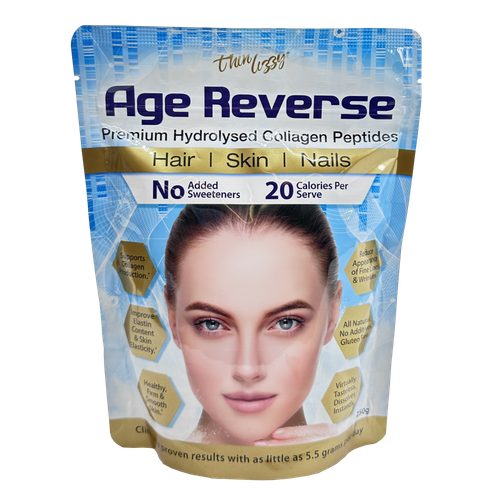 Thin Lizzy Age Reverse Premium Hydrolysed Collagen Peptides 250g Pouch ...