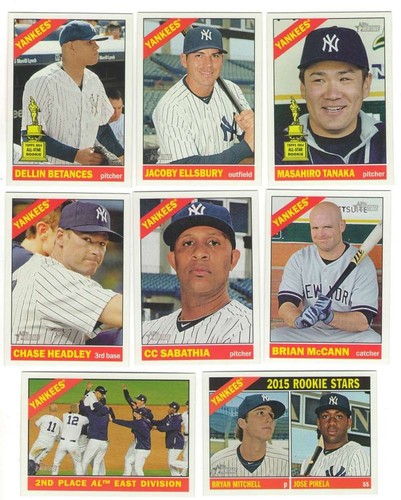 2015 Topps Heritage - NEW YORK YANKEES Team Set | eBay