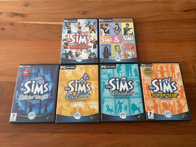 THE SIMS 1 Deluxe includes Add-On Expansion Packs Pc Cd Rom Collection ...