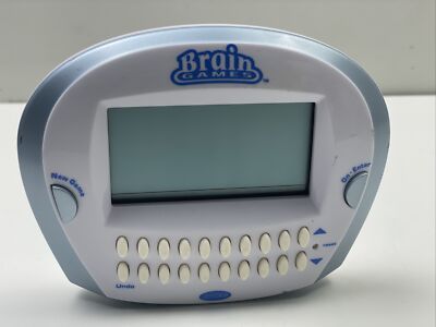 Brain Games Handheld Electronic Word & Number Game 2006 Radica Tested ...